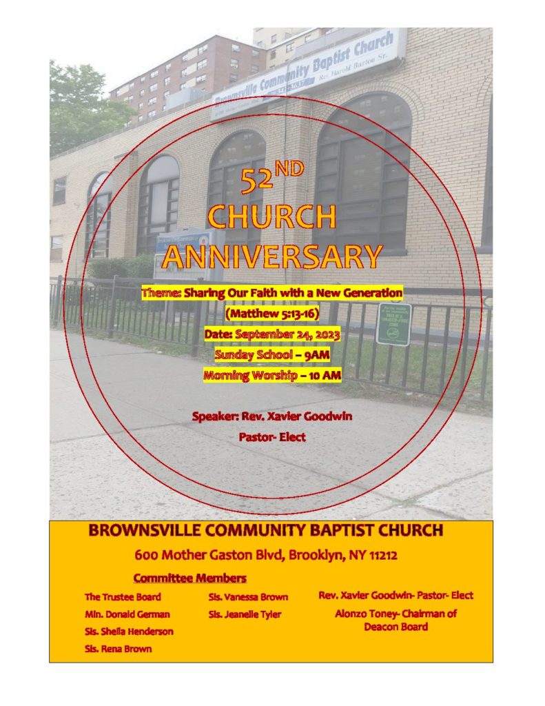 Join Us – Brownsville Community Baptist Church
